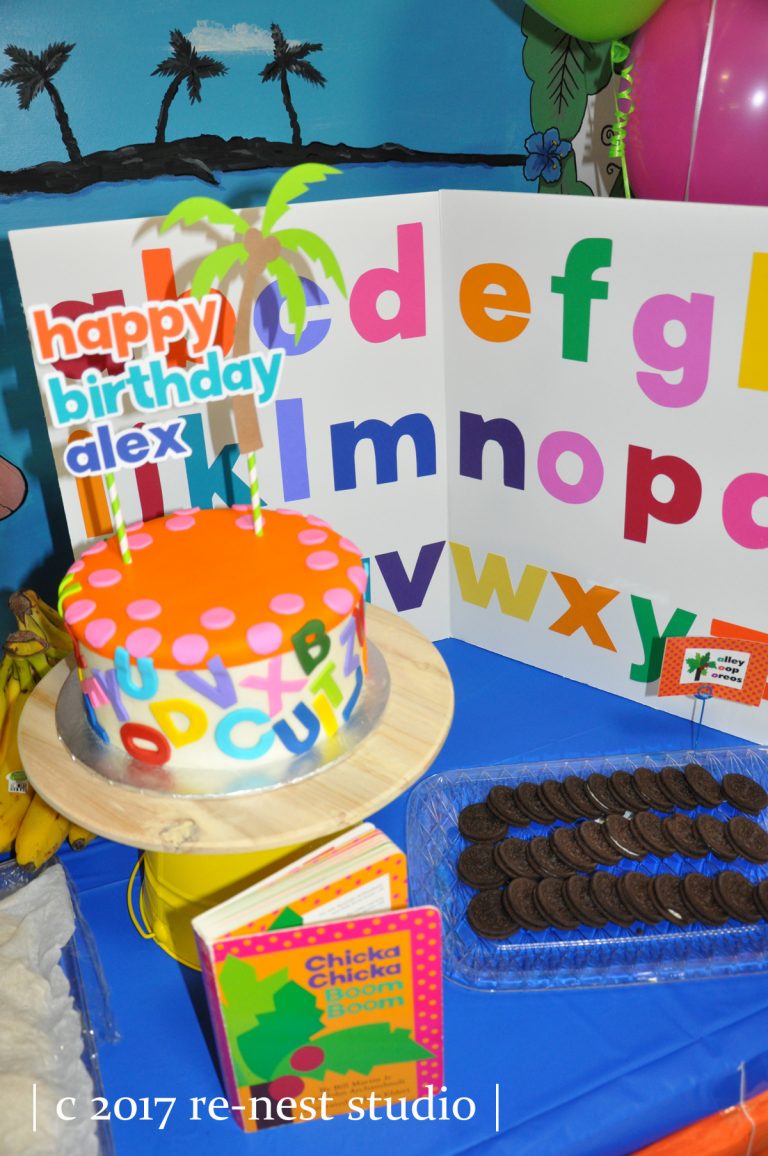 a very chicka chicka boom boom celebration! - re-nest studio